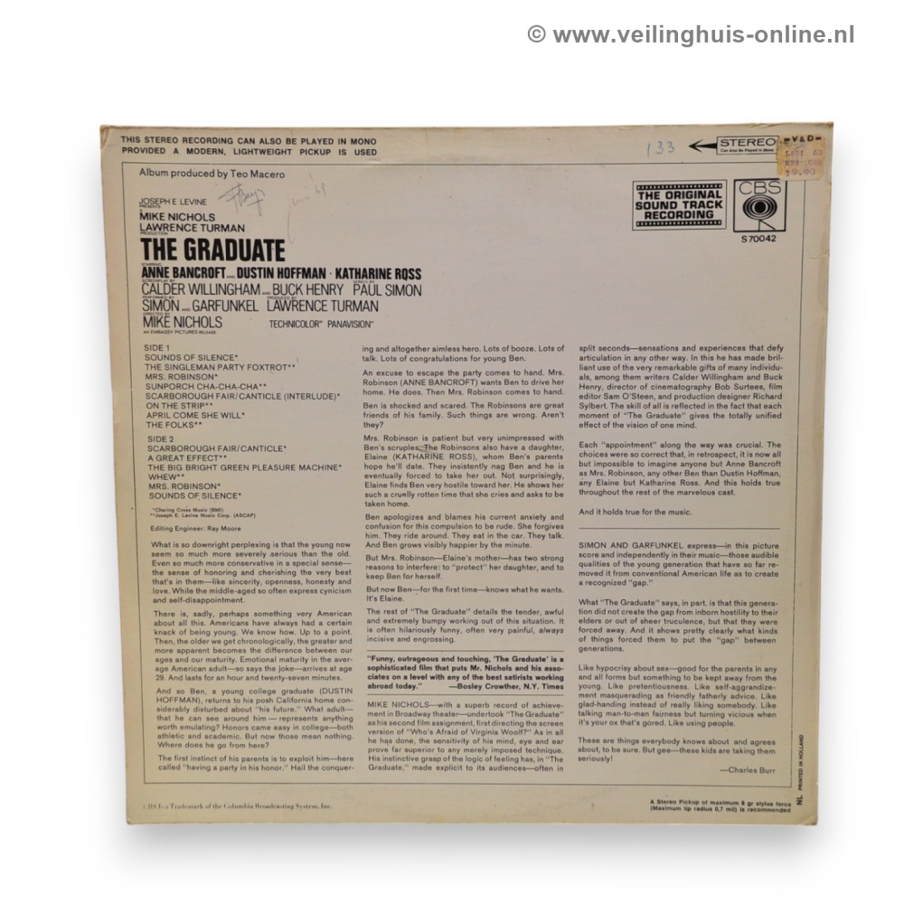 Veilinghuis-Online - kavel-details Vinyl - Lp - Paul Simon & Simon ...
