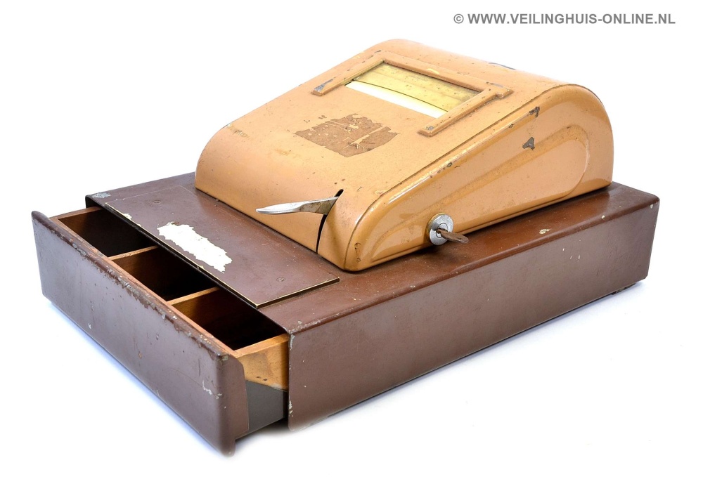 Veilinghuis-Online - kavel-details Vintage metalen kassa