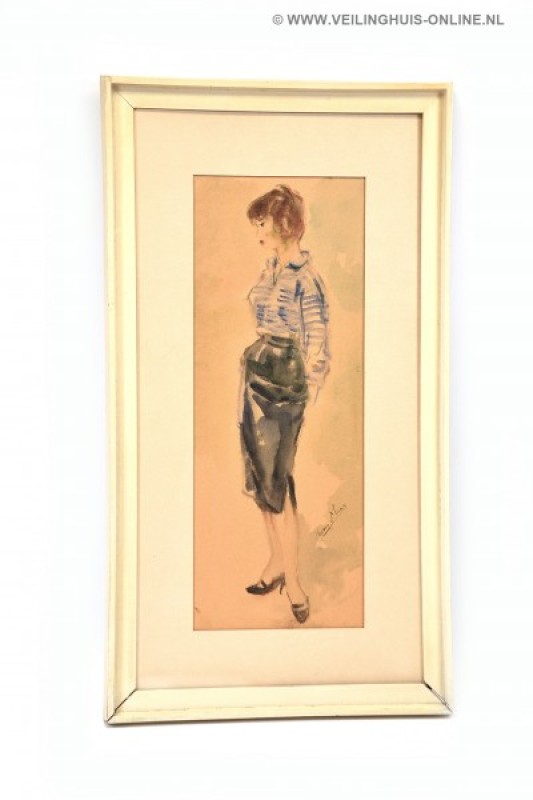Veilinghuis-Online - kavel-details Aquarel - Harry Maas