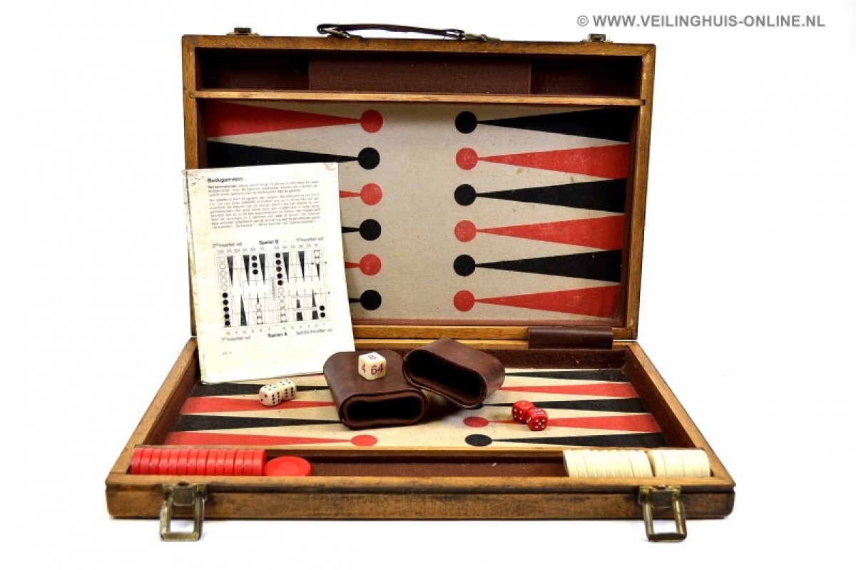 Veilinghuis-Online - kavel-details Groot Backgammon spel