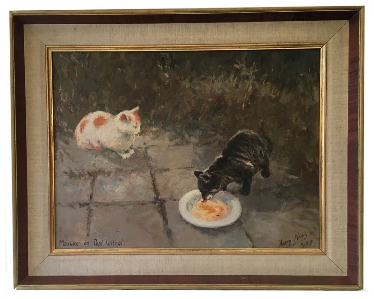 Veilinghuis-Online - kavel-details Olieverf op doek kunstschilder Harry ...