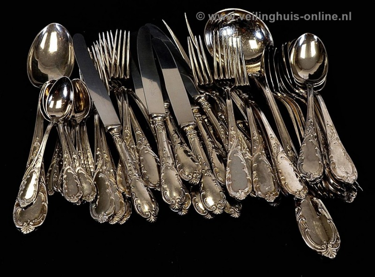 Veilinghuis-Online - kavel-details Zilver bestek - 50 delig