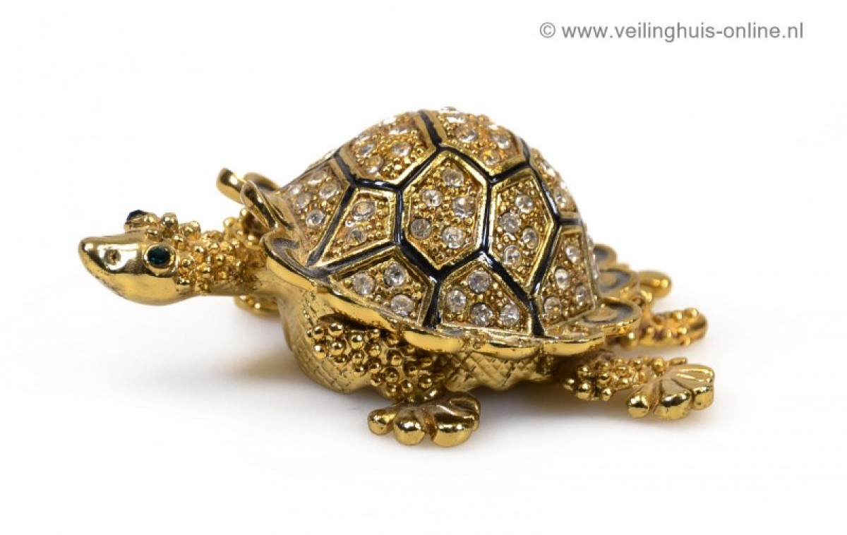 Veilinghuis-Online - kavel-details Schildpad sieraden doosje