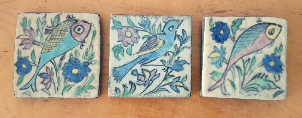 Veilinghuis-Online - kavel-details Perzische polychrome tegels