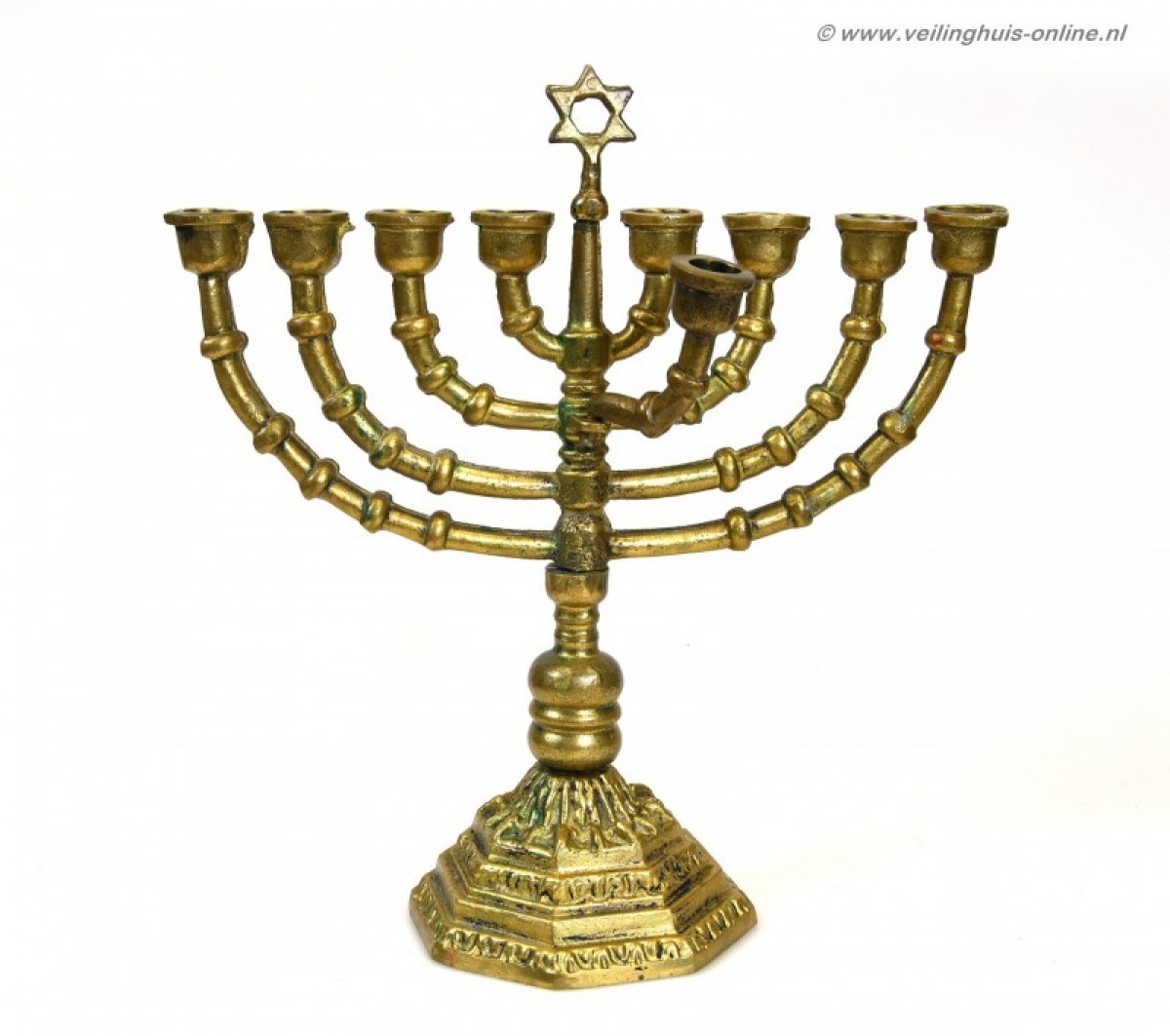 Veilinghuis-Online - kavel-details Chanoekia (9-armige kandelaar)