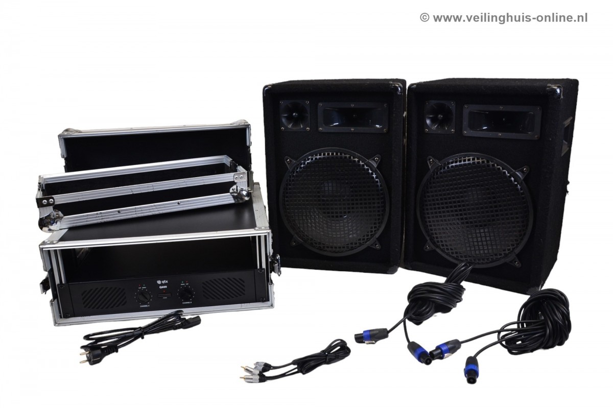 Veilinghuis-Online - kavel-details Qtx Sound Q600 stereo mosfet PA ...