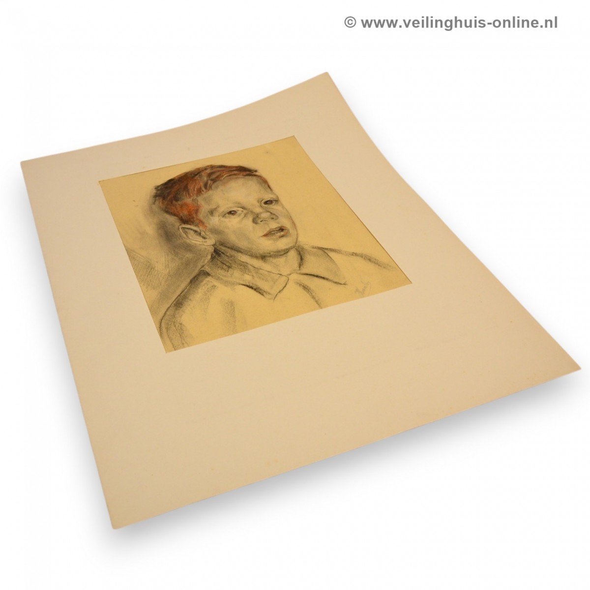 Veilinghuis-Online - kavel-details Houtskooltekening - Jan Vink