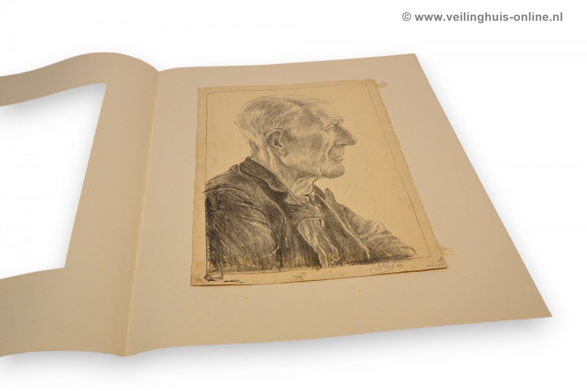 Veilinghuis-Online - kavel-details Houtskooltekening - Jan Vink