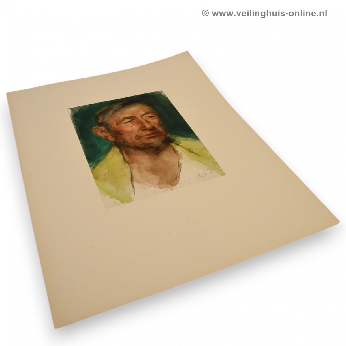 Veilinghuis-Online - kavel-details Aquarel - Jan Vink