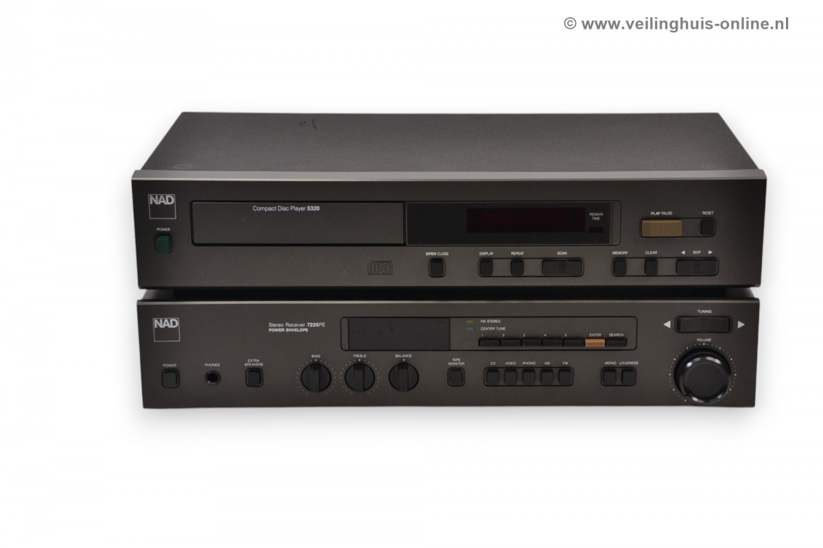Veilinghuis-Online - kavel-details NAD - Stereo Receiver + CD Player