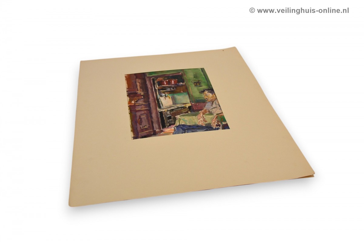 Veilinghuis-Online - kavel-details Aquarel - Jan Vink