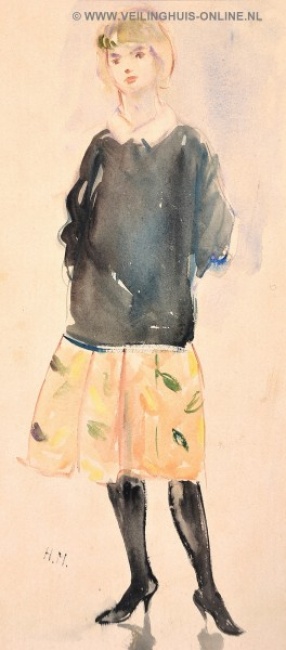 Veilinghuis-Online - kavel-details Aquarel - Harry Maas