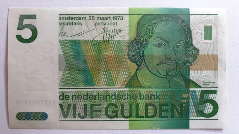 Veilinghuis-Online - kavel-details Bankbiljet vijf gulden